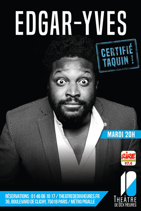 Edgar-Yves - Certifié Taquin | Humour | Weclap