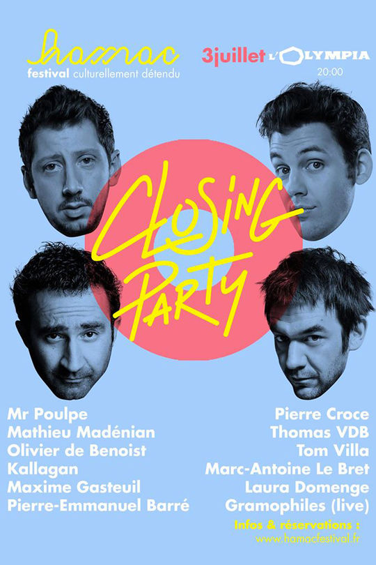 Hamac Festival – Closing Party : Plateau d'Humoristes | Humour | Weclap